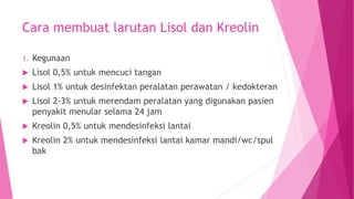 Desinfektasi peralatan kesehatan | PPTX