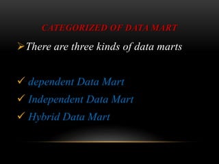 Designing data marts | PPT