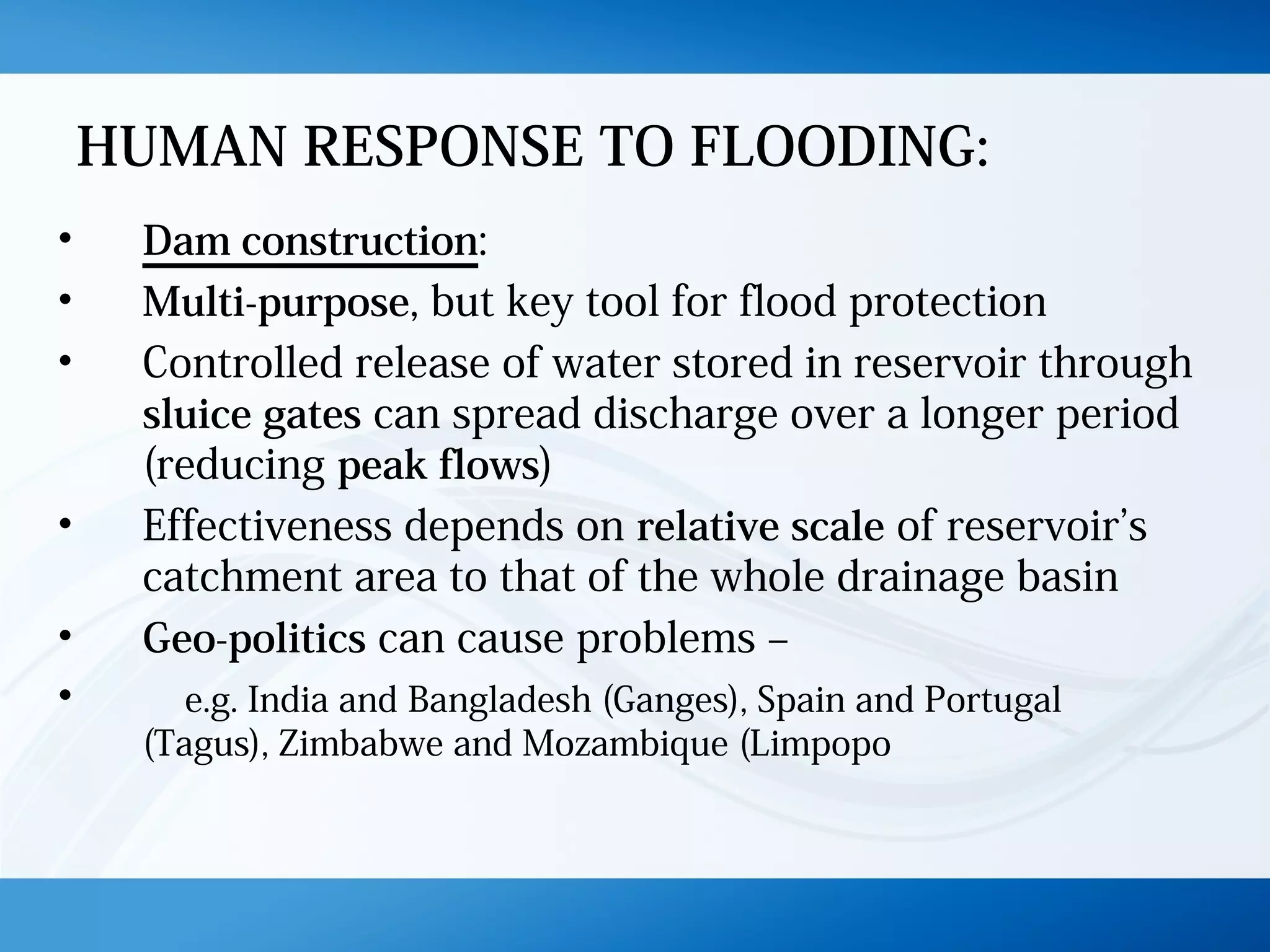 Design of flood control structures | PPT