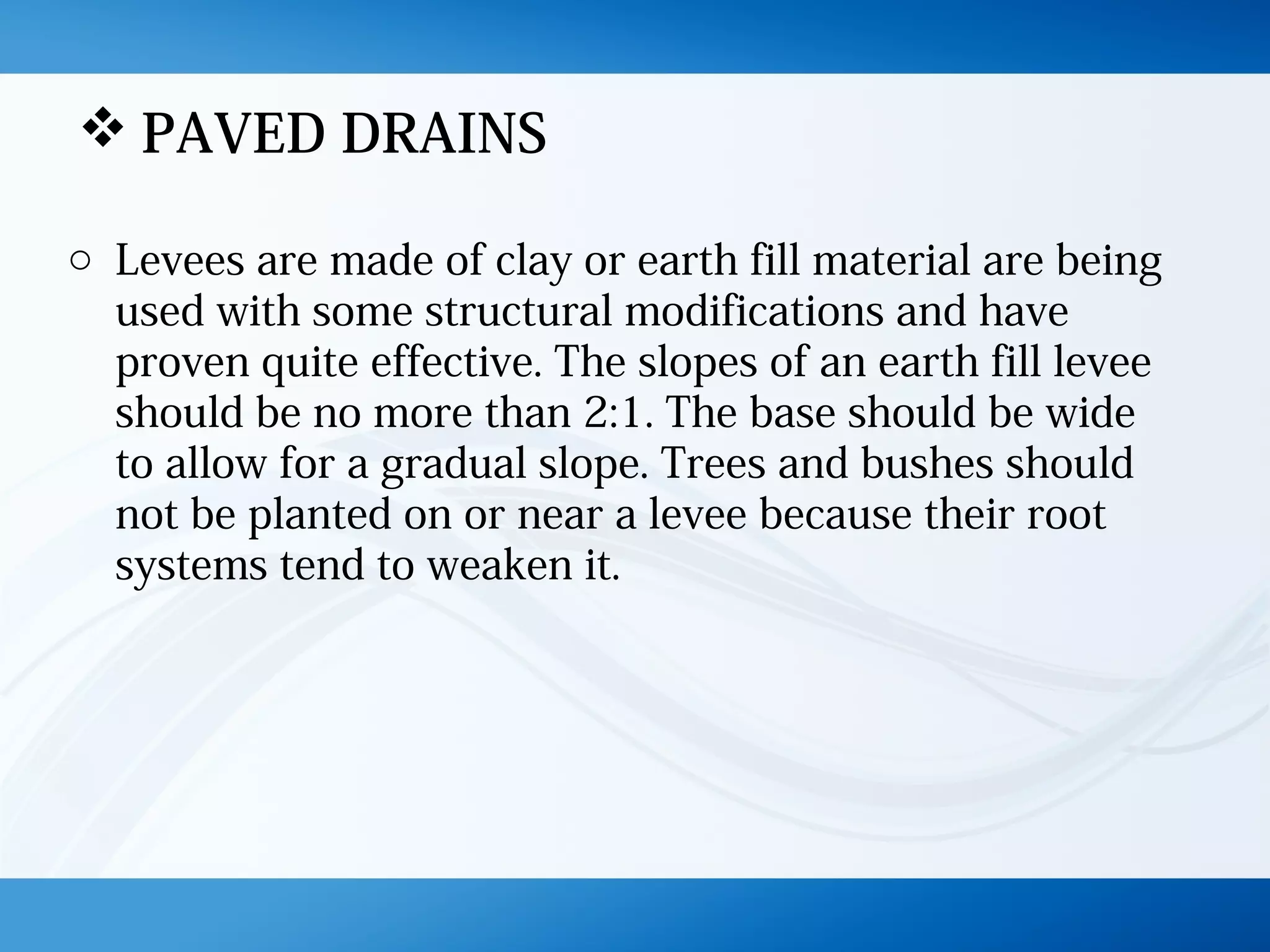 Design of flood control structures | PPT | Geography | Science