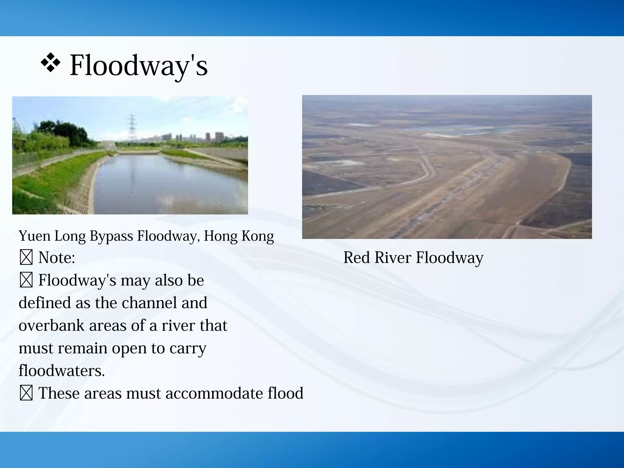 Design of flood control structures | PPT | Geography | Science