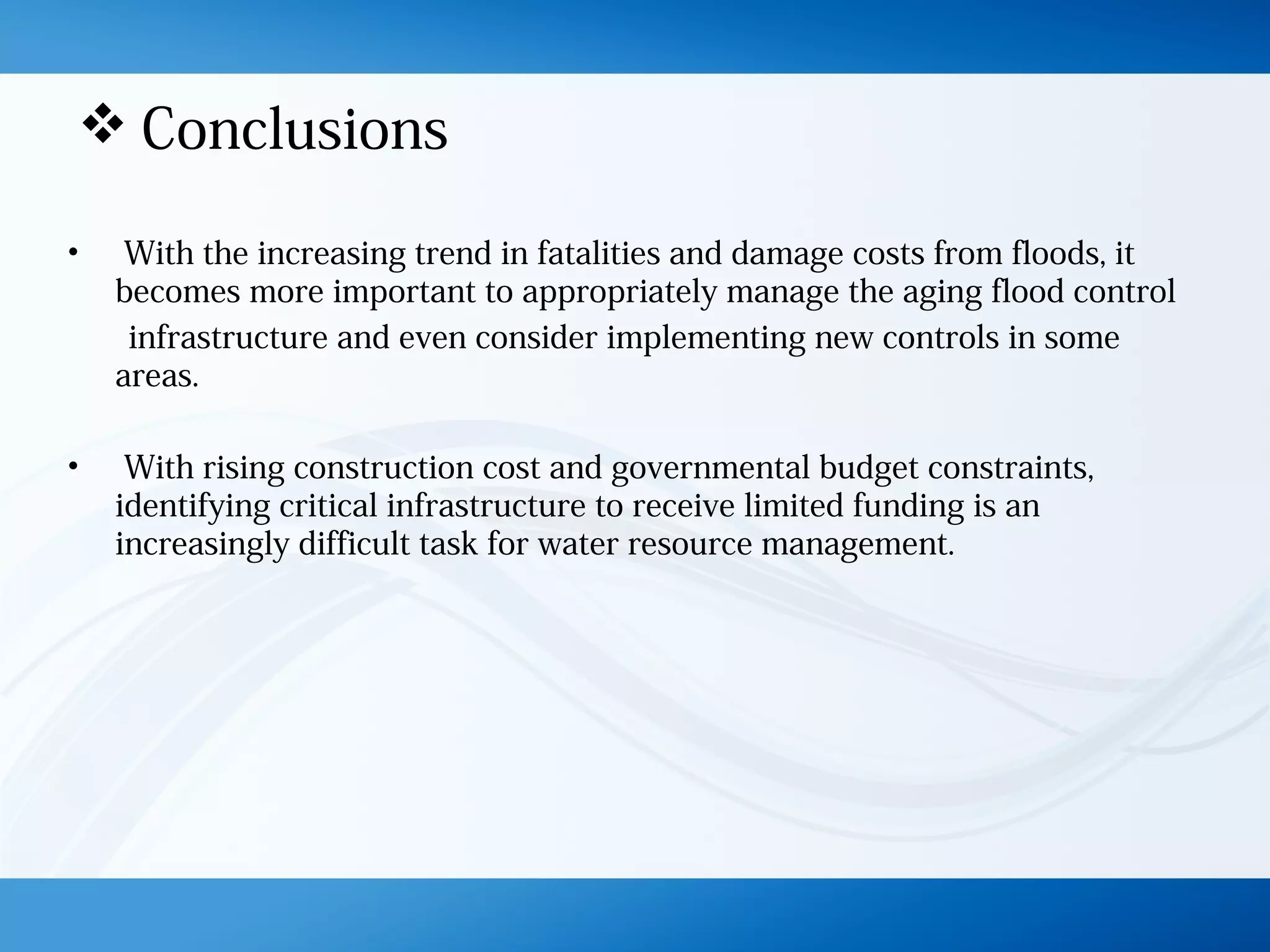 Design of flood control structures | PPT | Geography | Science