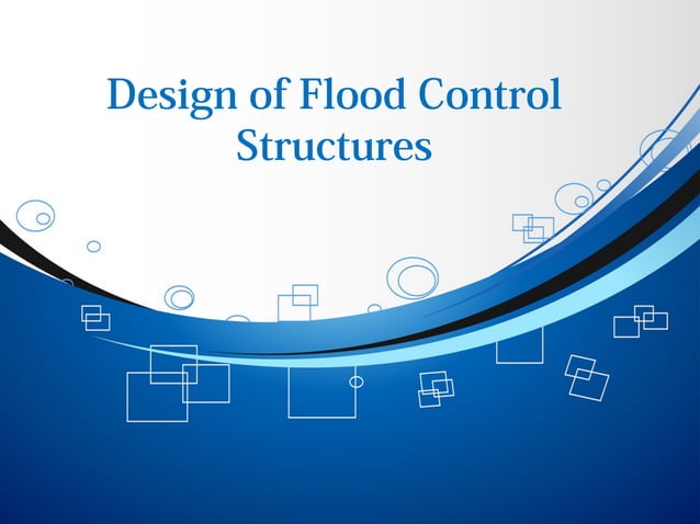 Design of flood control structures | PPT | Geography | Science
