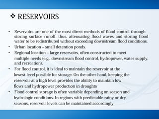 Design of flood control structures | PPT