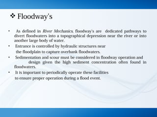 Design of flood control structures | PPT
