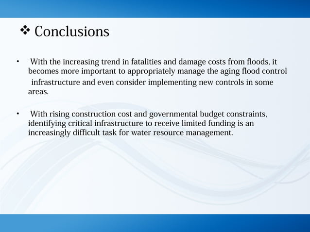Design of flood control structures | PPT | Geography | Science