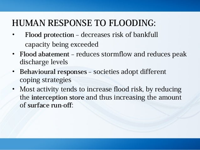 Design of flood control structures