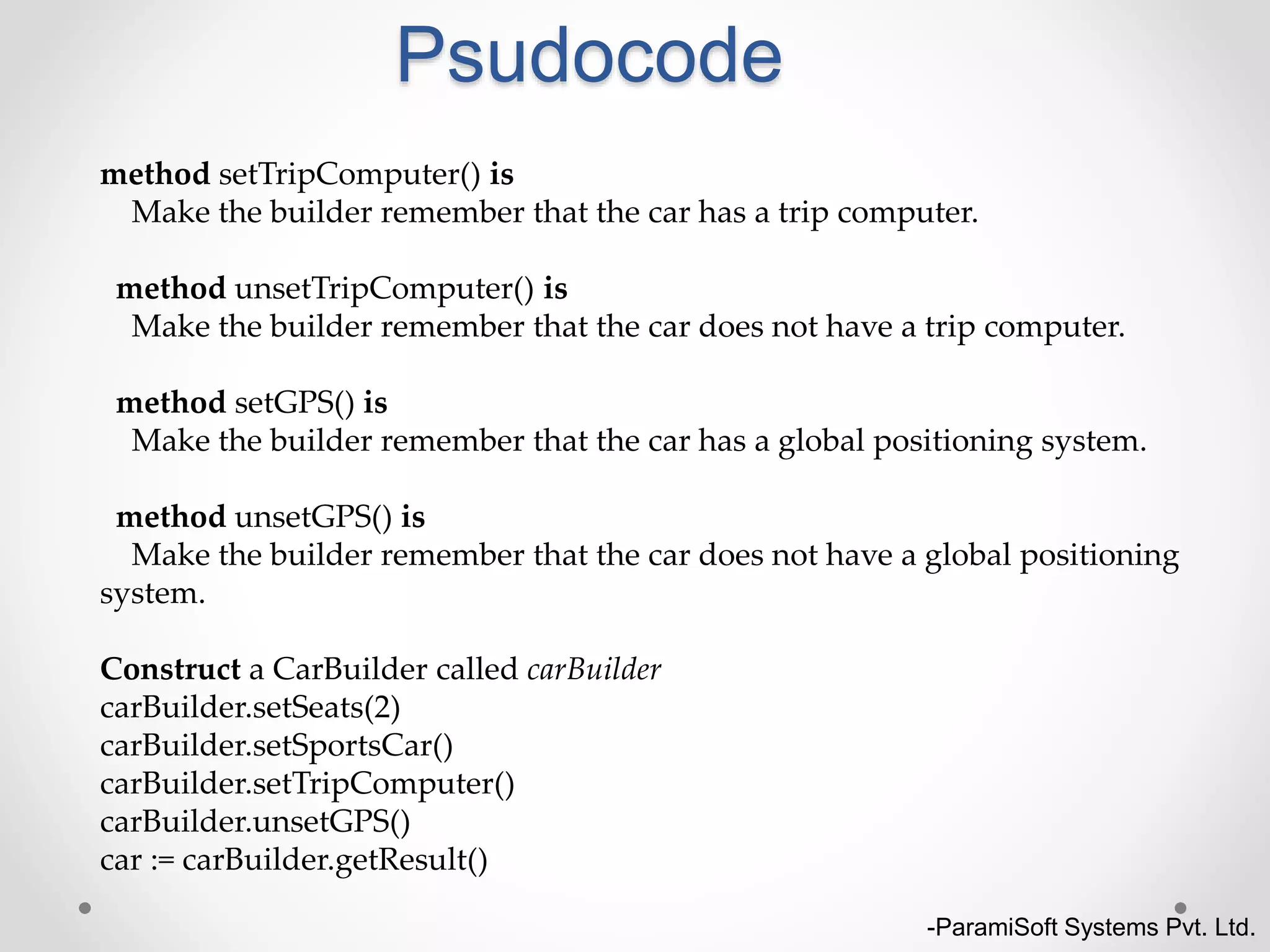 Desing Pattern Prototype Factory Method Prototype And Builder Pptx Programming Languages