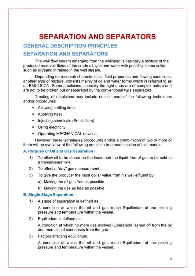 Desing Separators.pdf | Chemistry | Science
