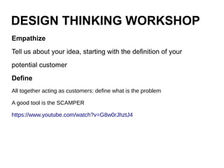 Desing thinking workshop | ODP