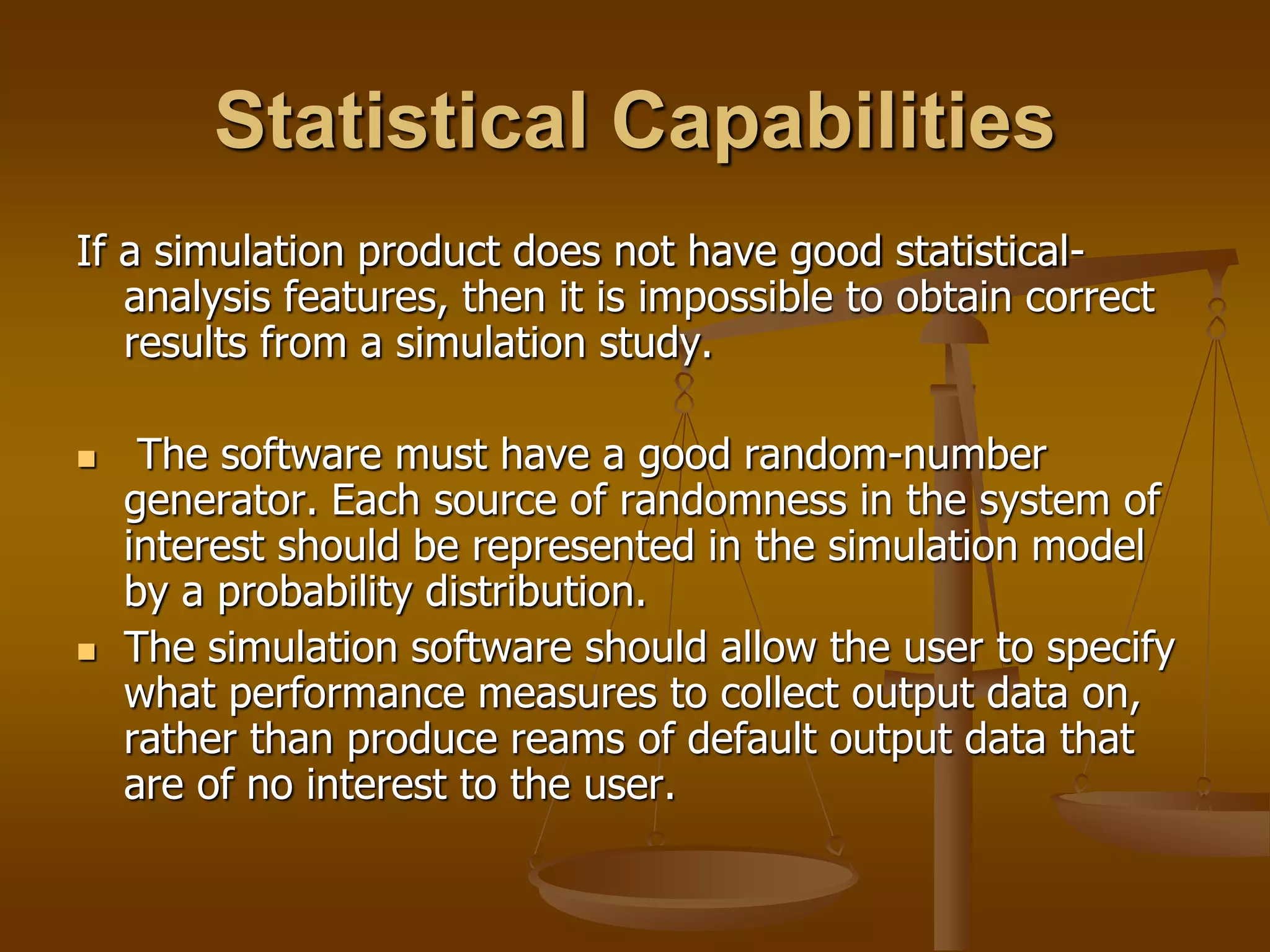 Desirable software features simulation & modeling | PPTX