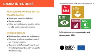 The Development-Smart Innovation through Research in Agriculture ...