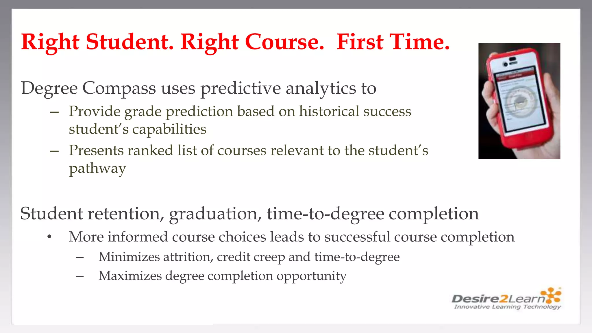 Desire2Learn Insights Sampler | PPTX | Educational Assessment | Education