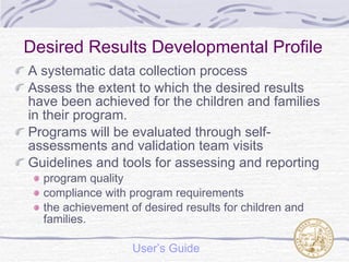 Desired Results - DRDP-R | PPT