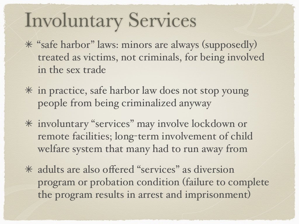 Involuntary Services safe Harbor Laws involuntary-services-safe-harbor-laws