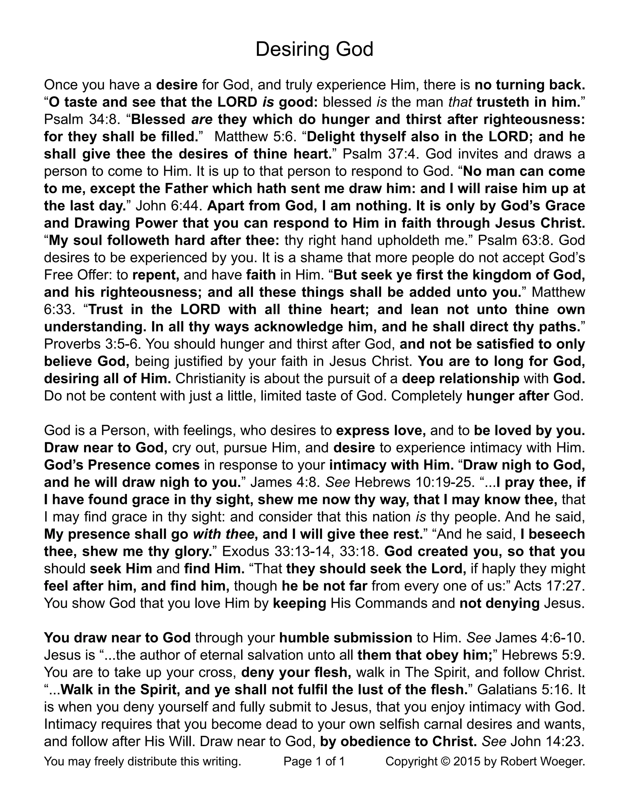 Desiring God | PDF
