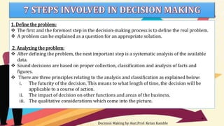 Decision making | PPTX