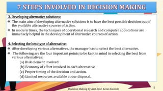Decision making | PPTX