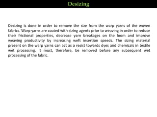 Desizing | PPTX