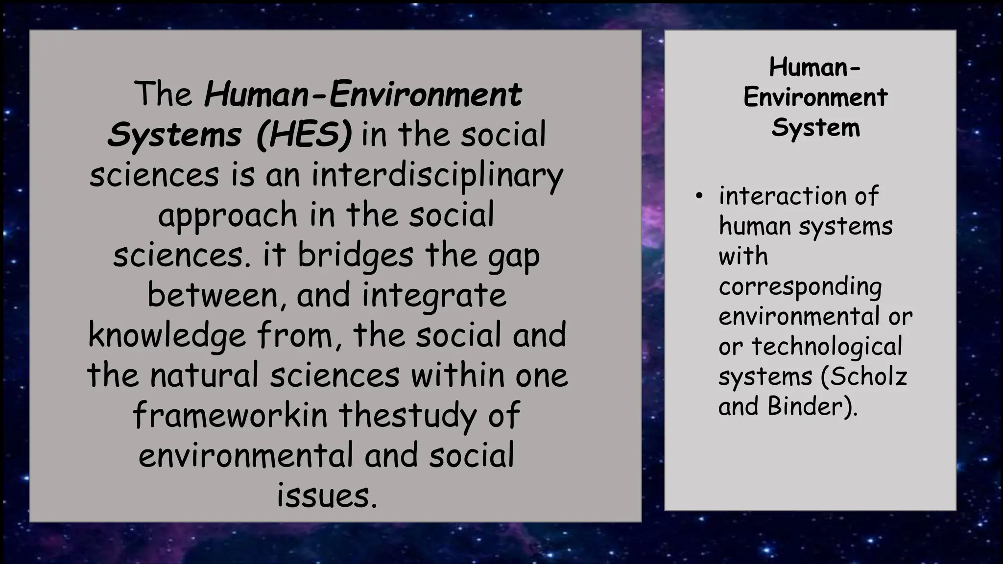 HUMAN ENVIRONMENT SYSTEM APPROACH/ES PPT | PPTX | Environmental ...