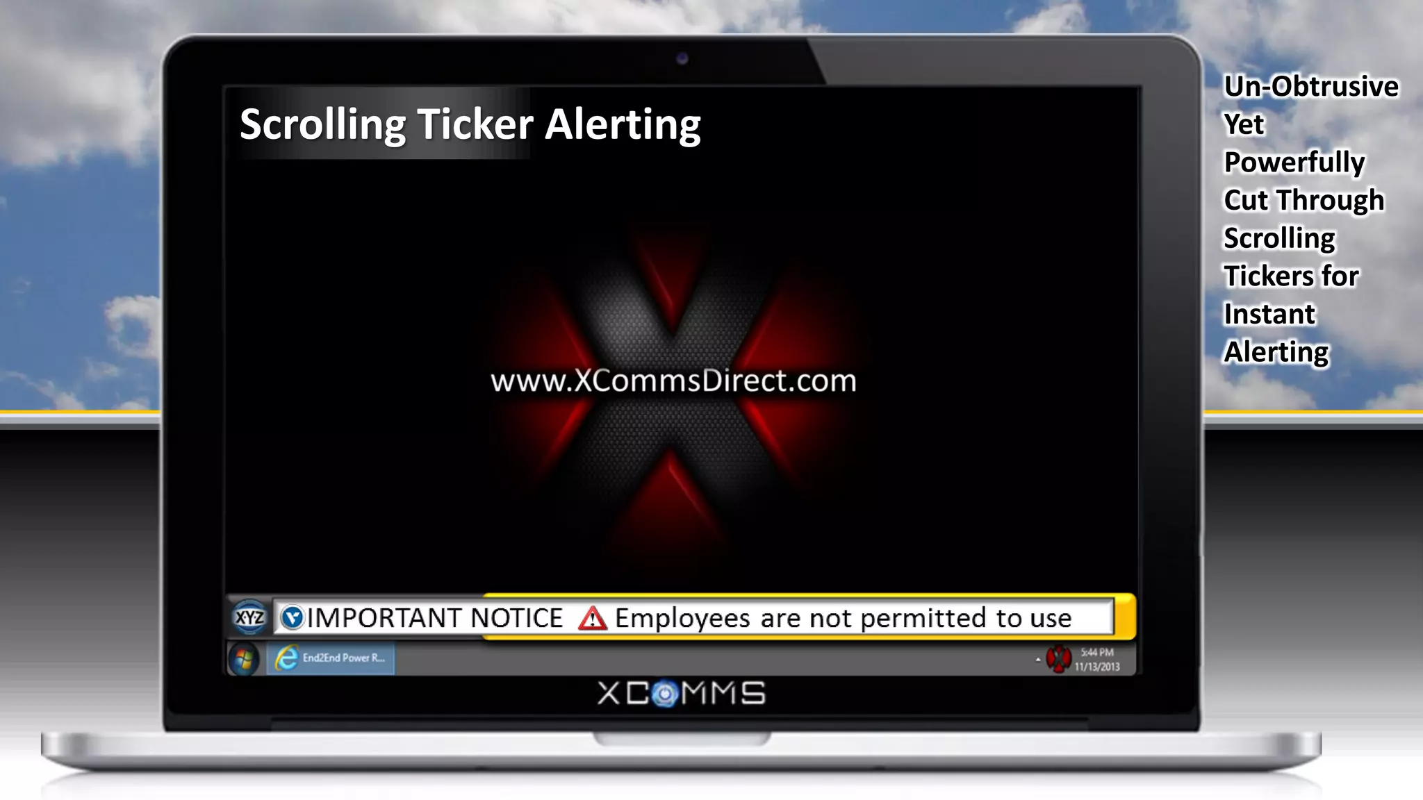 Desktop Alert Software | https://www.xcomms.com/it-outage-notification | PDF