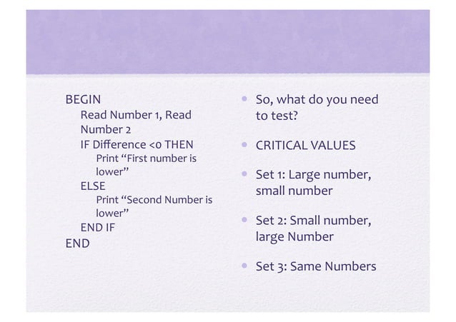 Desk Chekcing Algorithms