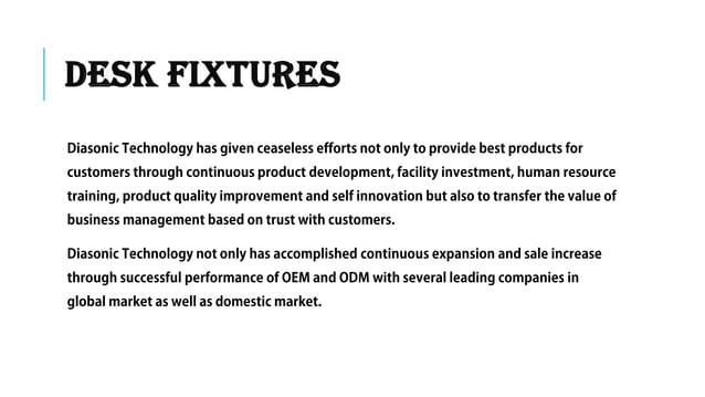 Desk fixtures | PDF | Home Appliances | Home & Garden