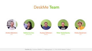 DeskMe, the easiest office booking experience! | PPTX