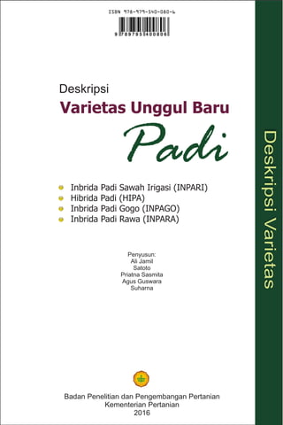 Deskripsi Varietas Padi 2016 | PDF