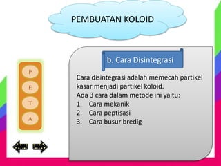 Deskripsi koloid, suspensi dan larutan sejati | PPT