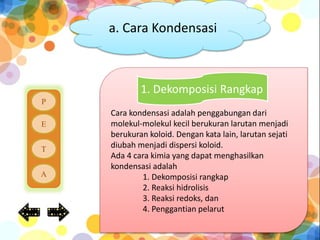 Deskripsi koloid, suspensi dan larutan sejati | PPT
