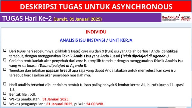 DESKRIPSI TUGAS AGENDA III LATSAR MARI 2025.pptx