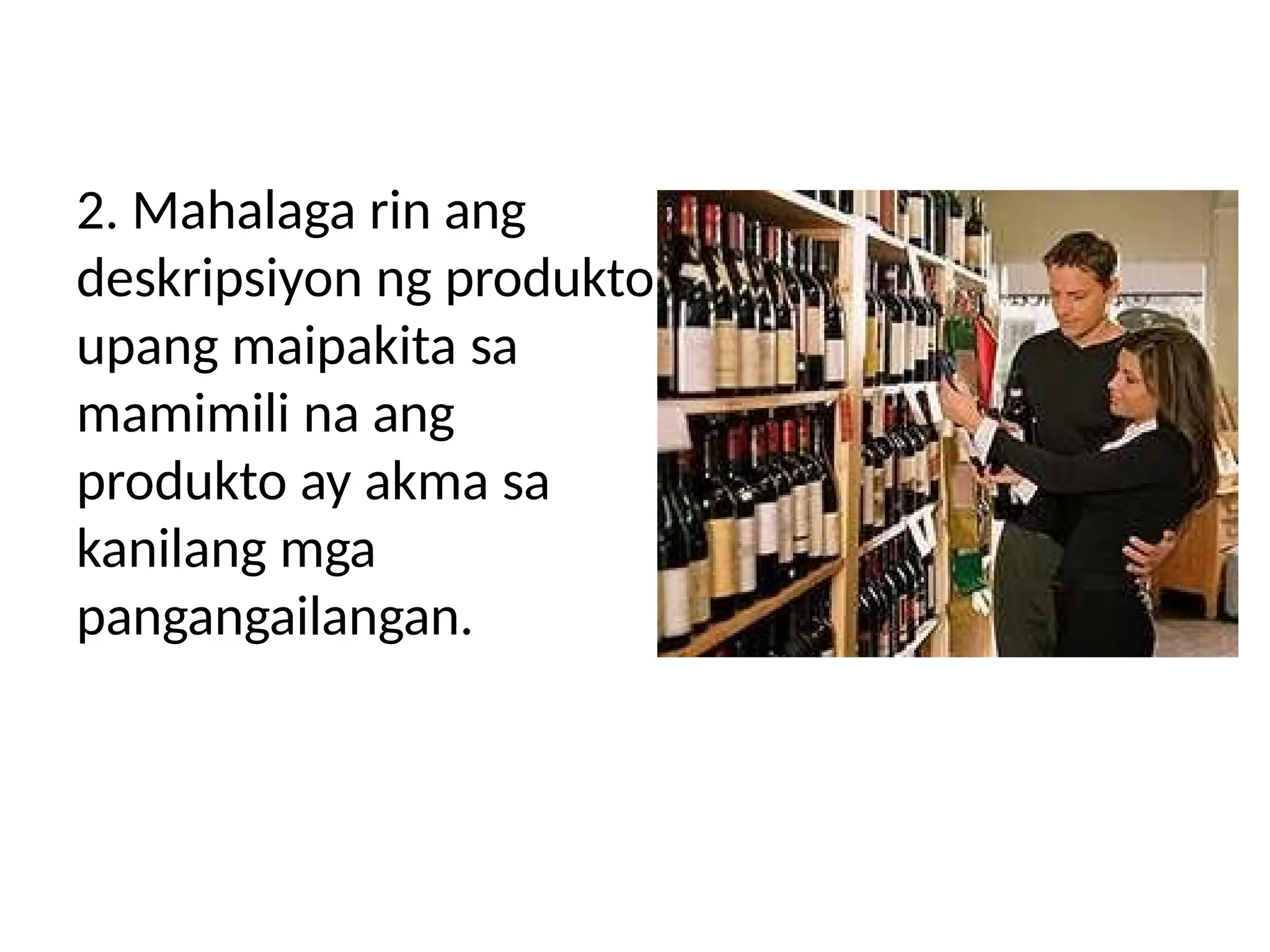 filipinono sa piling larangan deskripsyon ng produkto.pptx