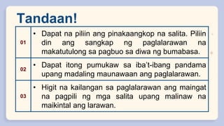 DESKRIPTIBONG PAGPAPAHAYAG SA WIKANG PAMPANITIKAN.pptx