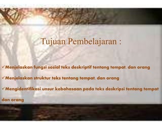 Descriptive text ppt | PPTX