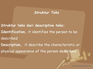 Descriptive text ppt | PPTX