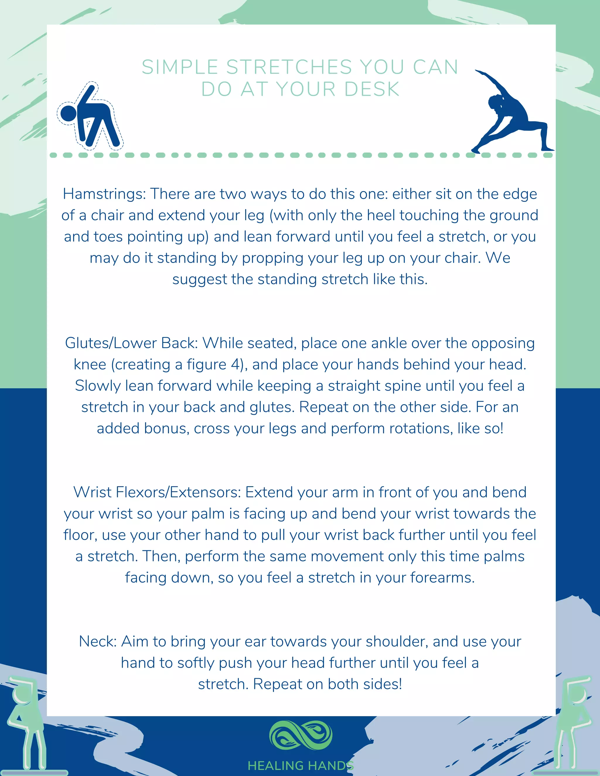 Desk stretches Lower Body | PDF