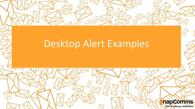 Desktop Alert Examples | PPT