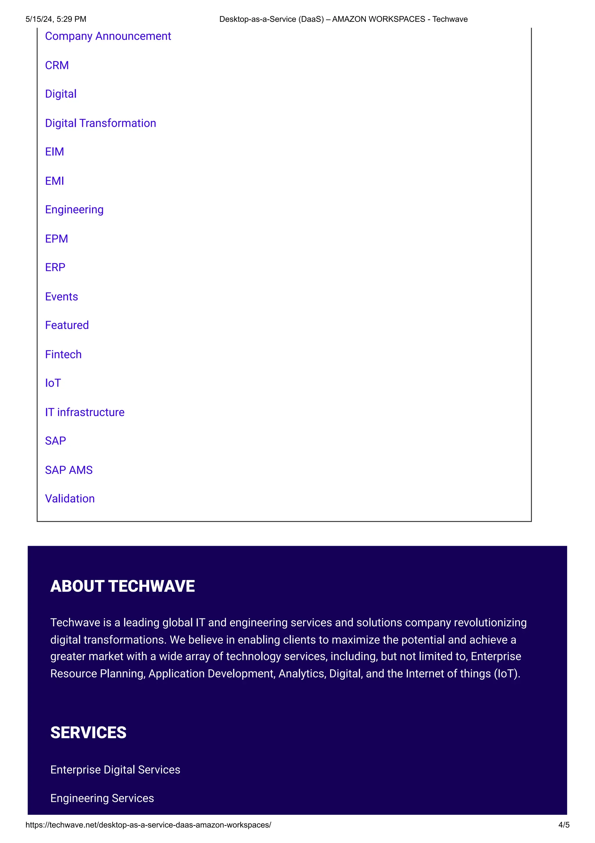 Desktop-as-a-Service (DaaS) – AMAZON WORKSPACES - Techwave.pdf