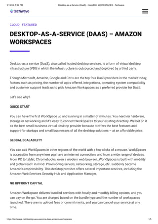 Desktop-as-a-Service (DaaS) – AMAZON WORKSPACES - Techwave.pdf
