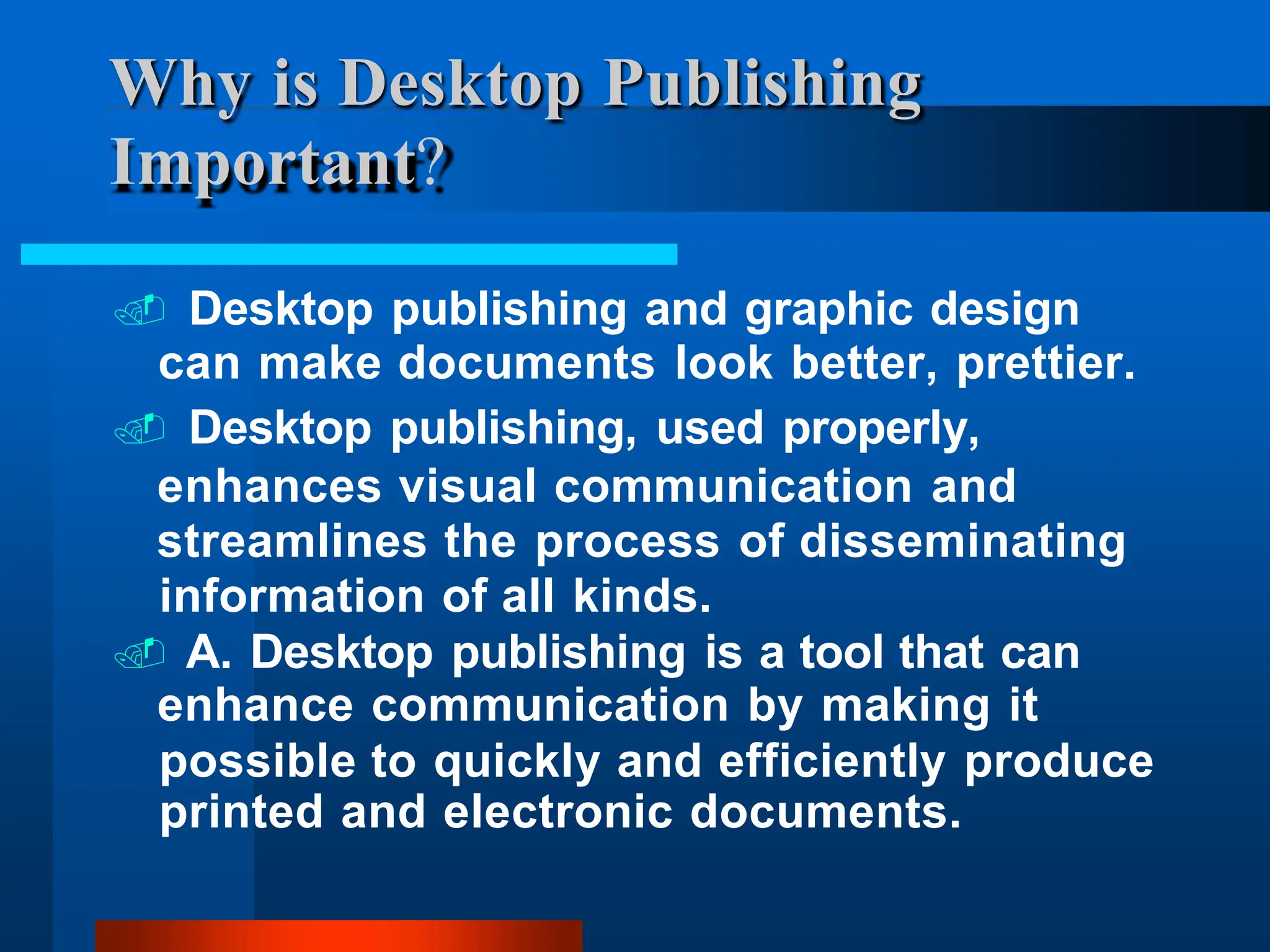 desktop-publishing- learning power point | PPTX