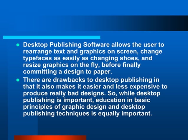 DTP- Desktop Publishing.ppt | Desktop Publishing | Computer Software and Applications