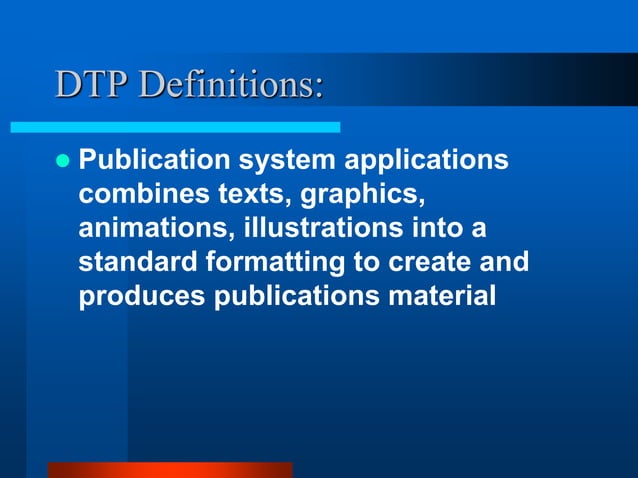 DTP- Desktop Publishing.ppt | Desktop Publishing | Computer Software ...