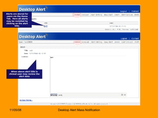 Desktop Alert Lite 4.0 Presentation | PPT