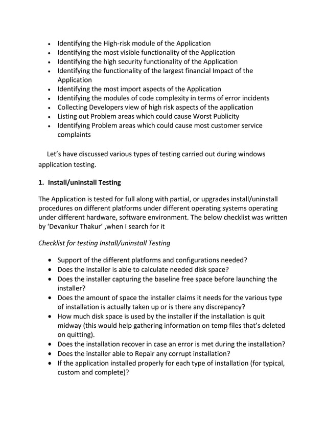 Desktop applicationtesting | PDF