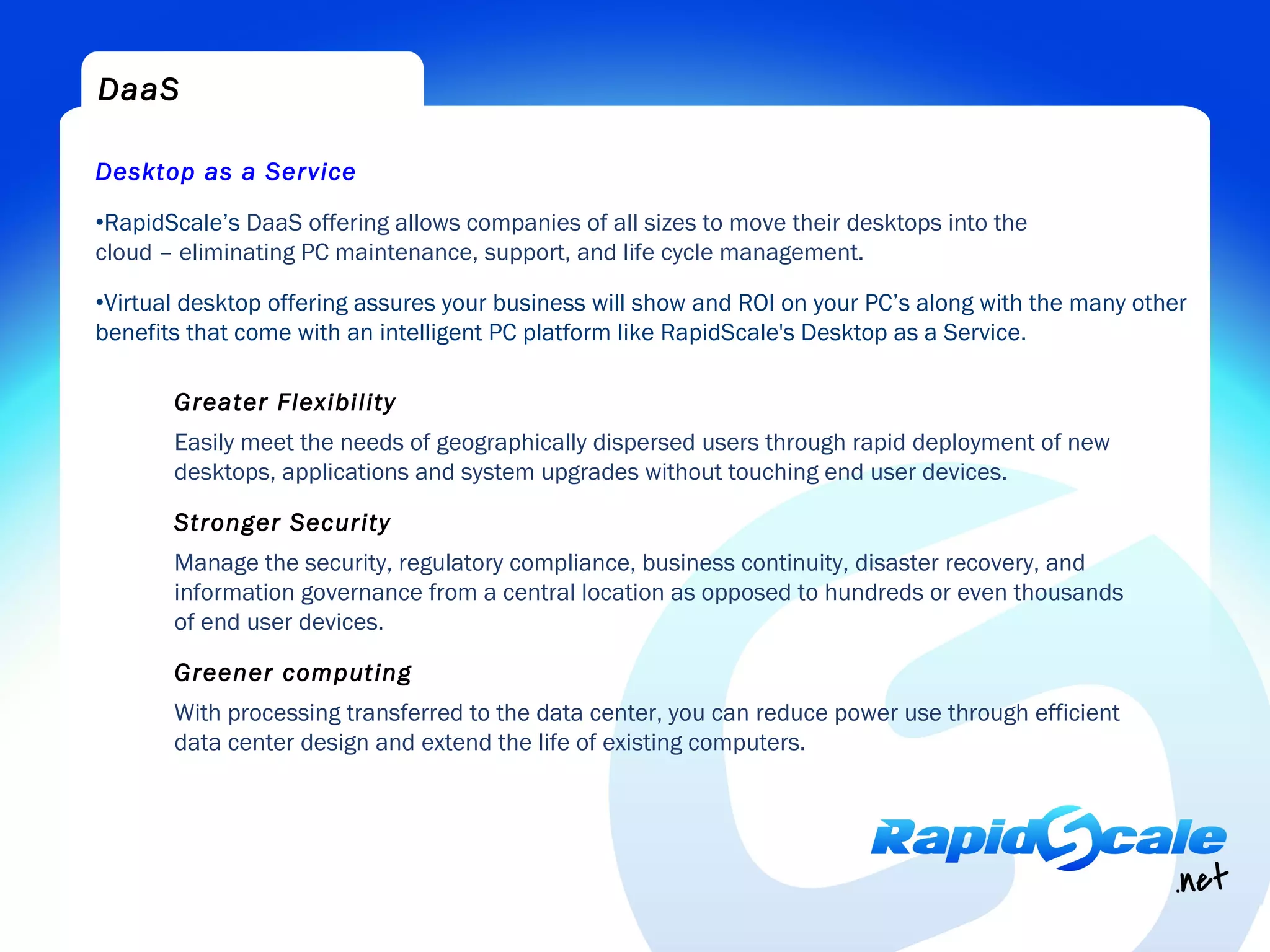 Desktop as a service (daas) | PPT