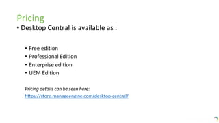 Deploy Desktop Central | PPTX