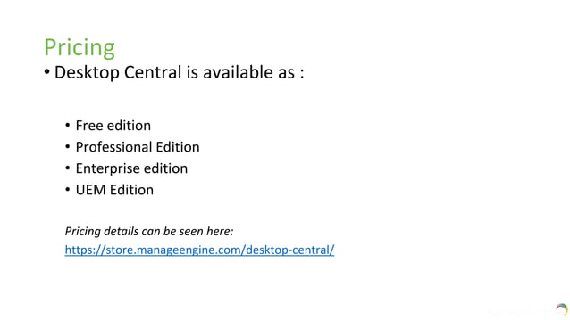 Deploy Desktop Central | PPT