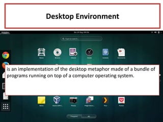 Desktop environment | PPT