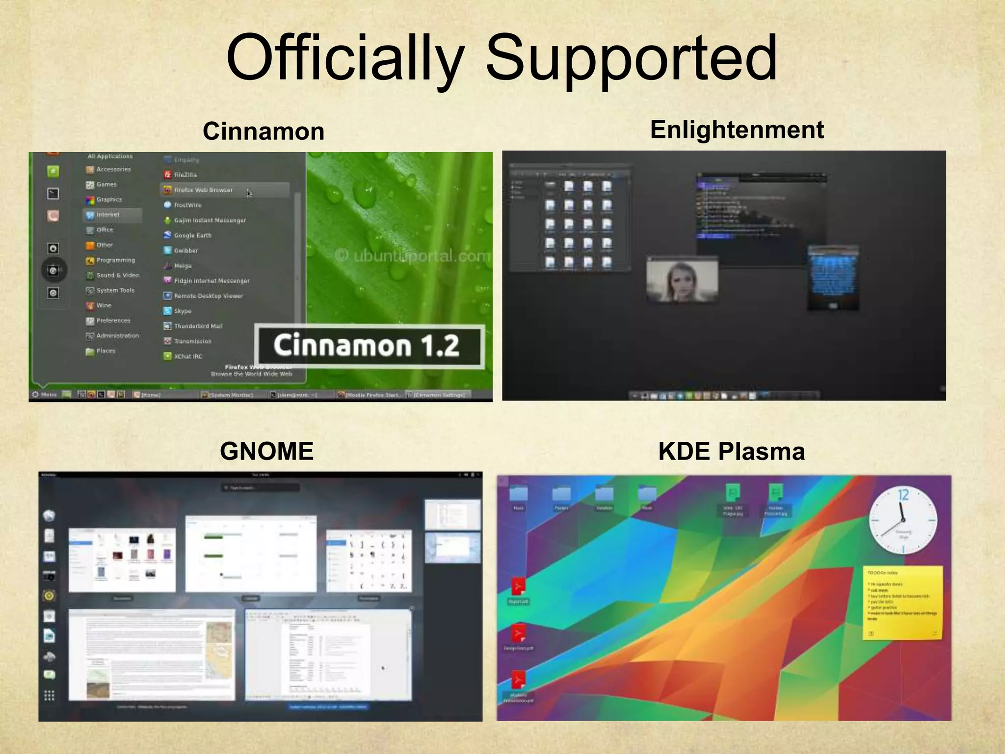 Desktop environments | PPTX